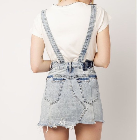 Ksubi | Dresses | Nwt Ksubi Hi Pini Denim Overall Dress Cutsliced ...